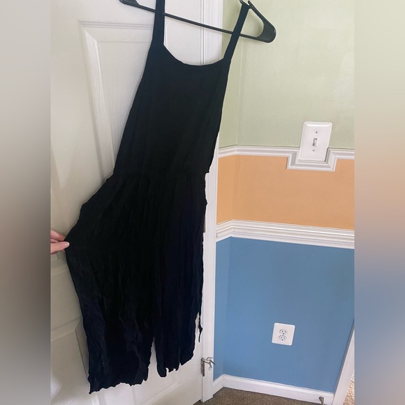 Old Navy | Pants & Jumpsuits | Old Navy Black Jumper With Cinched Waist ...